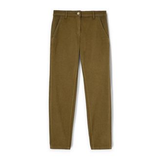 Motivi Kendall Cotton Drill Chino Hose - - Trousers - Damen - Gr&uuml;n - XS