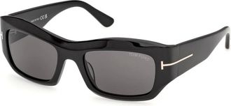 Tom Ford Lunettes de soleil Olga-02 - Femme - Accessoires - Noir - Taille: 52 MM