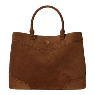 Ralph Lauren Marcy 36-Satchel-Large - Femme - Sacs - Brun - Taille: ONE Size