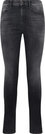 Diesel Homme, Jeans, Gris, Taille: W30 Jean Ajust&eacute; Taille Haute Fonc&eacute;