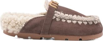 Mou Winter Bio logo mules - Braun