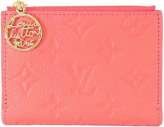 Louis Vuitton Portefeuille court Monogram Empreinte Pre-owned - Femme - Pre-owned - Rose - Taille: ONE Size