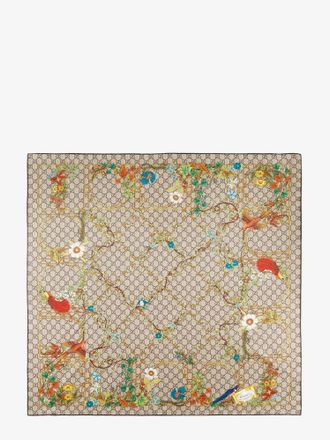 Gucci Cage GG silk foulard - GUCCI - gender_Woman