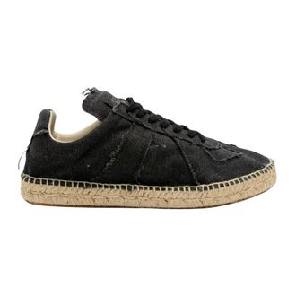 Maison Margiela Homme, Chaussures, Noir, Taille: 41 EU Replica Espadrille Baskets