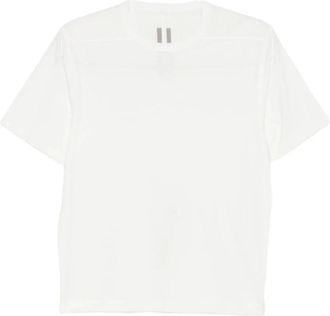 Rick Owens Femme, Tops, Blanc, Taille: 38 FR T-Shirt &agrave; Manches Courtes et Col Rond