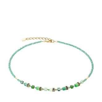 Coeur de Lion Halskette - Halskette Mini Cubes - Gr. unisize - in Grün - für Damen