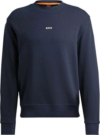 HUGO BOSS Homme, Sweatshirts et sweats &agrave; capuche, Bleu, Taille: M WeSmallcrew SweaT-shirt