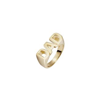 Maria Black Dad Ring - - Accessories - unisex - Gelb - 50 MM
