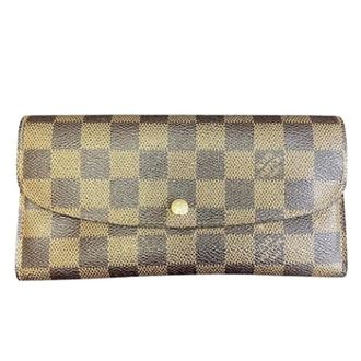 Louis Vuitton Portefeuille long (bi-pli) Pre-owned - Femme - Pre-owned - Brun - Taille: ONE Size