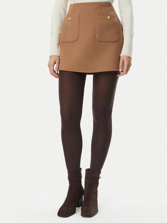 Tommy Hilfiger Minirock WW0WW52234 Hellbraun Regular Fit