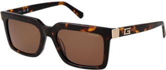 Guess Braune Acetat-Sonnenbrille