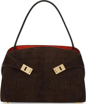 Ferragamo Hug Soft Shoulder Bag (M)