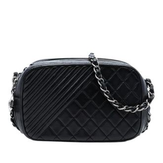 Chanel Pre-owned Coco Boy Kameratasche - - Pre-owned - Damen - Schwarzk - ONE SIZE
