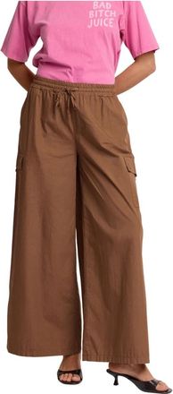 Kocca Femme, Pantalons, Brun, Taille: 38 FR Pantalon Large avec Poches