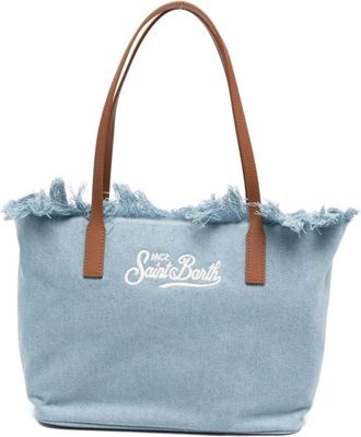 MC2 Saint Barth Femme, Sacs, Bleu, Taille: ONE Size City Tote
