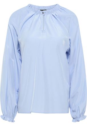 Dreimaster Dreimaster Langarmbluse Damen Hellblau