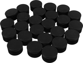Valiclud 100 St&uuml;ck Rundrohr Endkappen aus Robustem rutschfeste Rohrstopfen f&uuml;r Stuhl Tisch Hockerbeine Sch&uuml;tzende Abdeckkappen zur Bodenschonung und Ger&auml;uschre