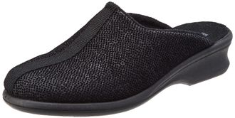 Rohde Damen Farun Hausschuh, 90 schwarz, 41 EU Schmal