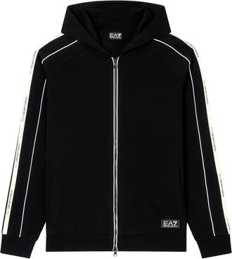 Emporio Armani Emporio Armani Ea7, Homme, Sweatshirts et sweats &agrave; capuche, Noir, Taille: XL SweaT-shirt zipp&eacute; &agrave; capuche Logo Series
