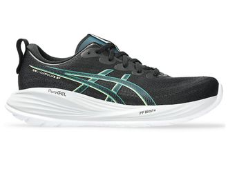 Asics Herren Gel-Cumulus 27 Sneaker, Black Lucid Yellow, 45 EU