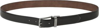 Springfield Herren Reversible Smart Dress Belt G&uuml;rtel, Schwarz, 95 cm
