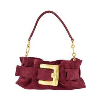 Balmain Anthem Mini Umh&auml;ngetasche - - Bags - Damen - Rot - ONE SIZE