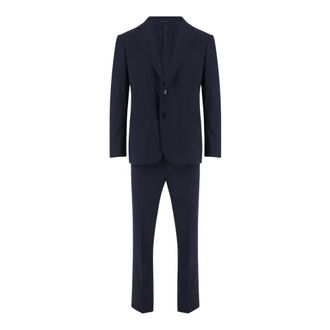 Giorgio Armani Gm004604 Einreiher-Anzug - - Suits - Herren - Blau - L