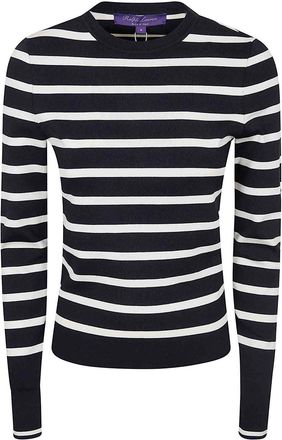 Polo Ralph Lauren Pull Col Rond - Bleu Fonc&eacute;