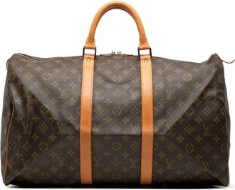 Louis Vuitton Weekender - Monogram Keepall 50 - Gr. unisize - in Braun - für Damen