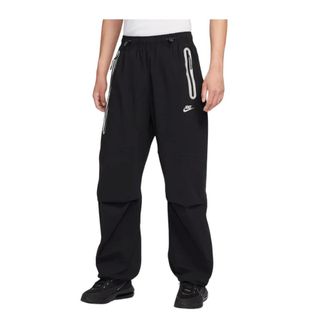 Nike Tech Oversized Woven Hosen - - Sport - Herren - Schwarzk - XS
