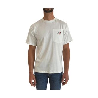 Afterlabel Cotton Jersey T-Shirt - - Tops - Herren - Wei&szlig; - XL