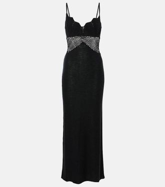 Staud Robe longue Tara en coton