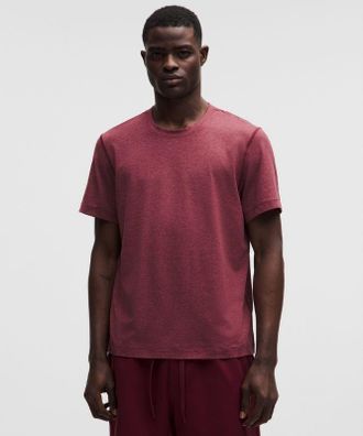 lululemon Haut manches courtes Soft Jersey pour Hommes - Burgundy - Taille 2XL