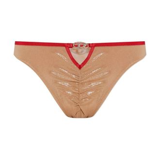 Diesel Geripptes- nahtloses Bralette - - Underwear - Damen - Rot - XS