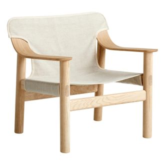 HAY Fauteuil Bernard en ch&ecirc;ne et toile, Shane Schneck Hay