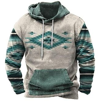 Generic Sweat &agrave; capuche surdimensionn&eacute; pour homme - Vintage - Pull &agrave; capuche - Essentialse - Manches longues - Automne - Hiver - Streetwear Tops - Couple - Ca