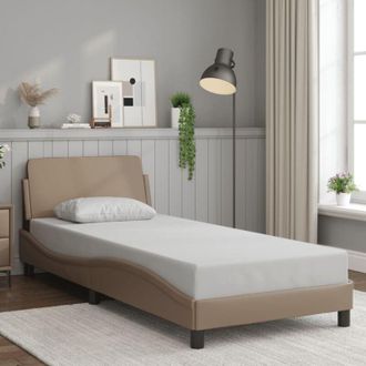 vidaXL Cadre de lit sans matelas cappuccino 90x190 cm similicuir Vidaxl