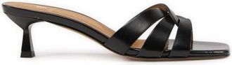 Bobbies Mules &agrave; talon Isalie en cuir