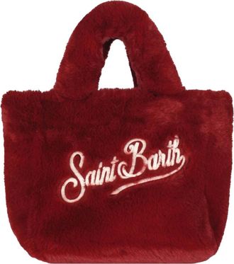 MC2 Saint Barth Femme, Sacs, Rouge, Taille: ONE Size Vanity Mini Soft Fur