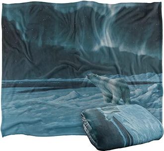 Trevco Wild Wings Polar Night Light 2 Silky Touch Super Soft Throw Blanket 152 X 127 cm
