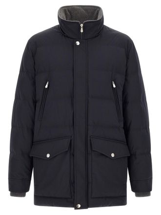 Brunello Cucinelli Goose Down Quilted Down Jacket - Black