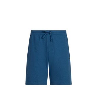 HUGO BOSS Short droit en coton piqu&eacute; m&eacute;lang&eacute;