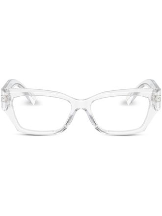 Dolce & Gabbana Eyewear lunettes de soleil rectangulaires - Tons neutres