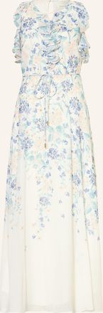 Phase Eight Kleid Rachel Mit Volants Und R&uuml;schen blau