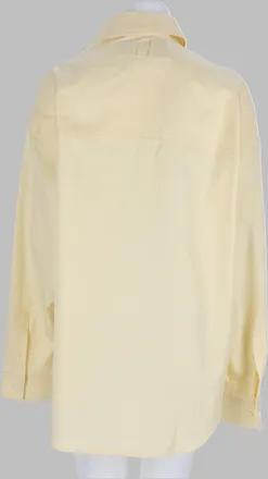 Jacquemus Asymmetric Cotton Shirt - Yellow