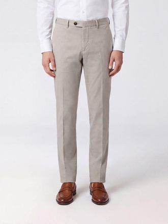 Brunello Cucinelli Pantalon chino slim fit en coton stretch &agrave; pinces