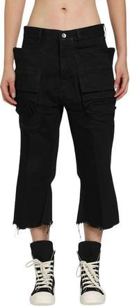 Rick Owens Cargo Bolan Cutoffs - Homme - Jeans - Noir - Taille: W33