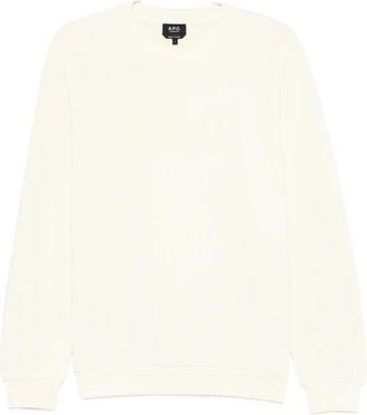 A.P.C. A.p.c., Homme, Sweatshirts et sweats &agrave; capuche, Blanc, Taille: L SweaT-shirts
