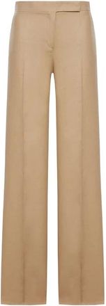 Max Mara Femme, Pantalons, Beige, Taille: 36 FR Straight Pantalons