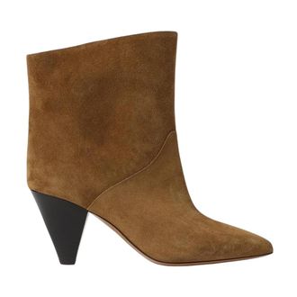 Isabel Marant Schwarze Wildleder Stiefeletten - - Shoes - Damen - Braun - 37 EU